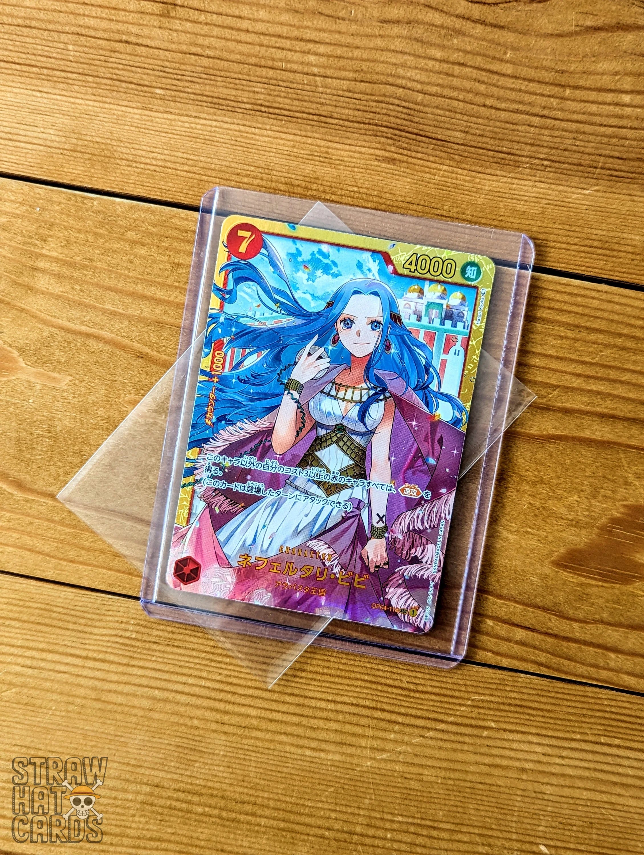 One Piece OP04 Kingdoms of Intrigue Vivi Nefertari OP04-118 SEC card ...