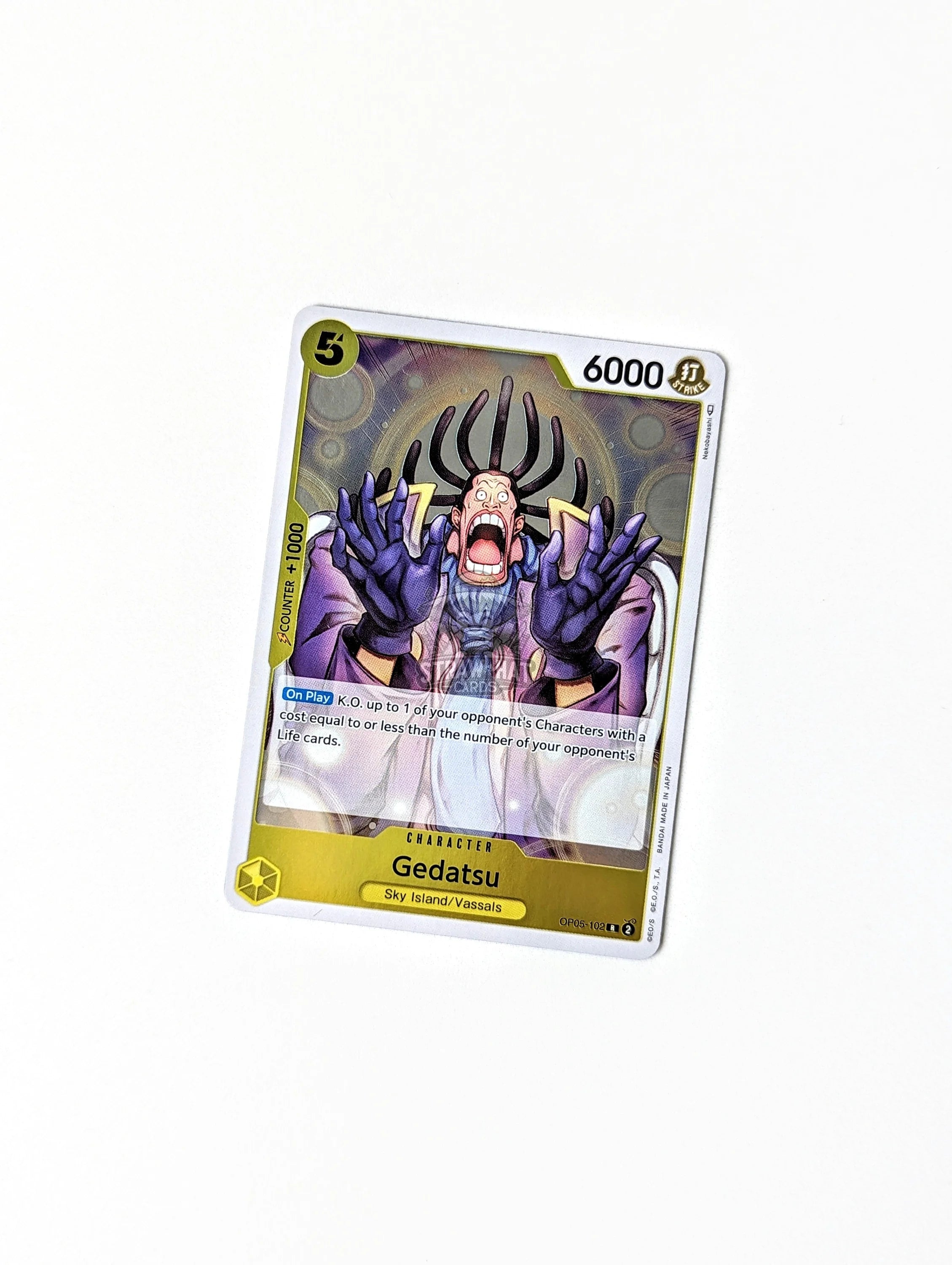 One Piece OP05 Awakening of the New Era Gedatsu OP05-102 R card [ENG 🏴 ...